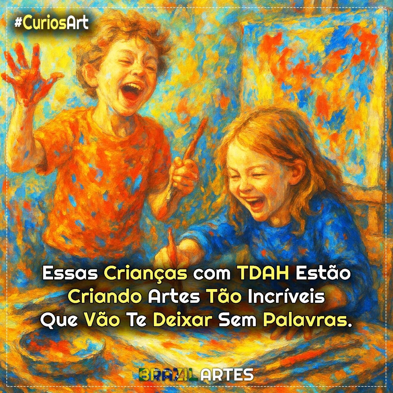 Essas Crianças com TDAH Estão Criando Artes Tão Incríveis que Vão Te ...