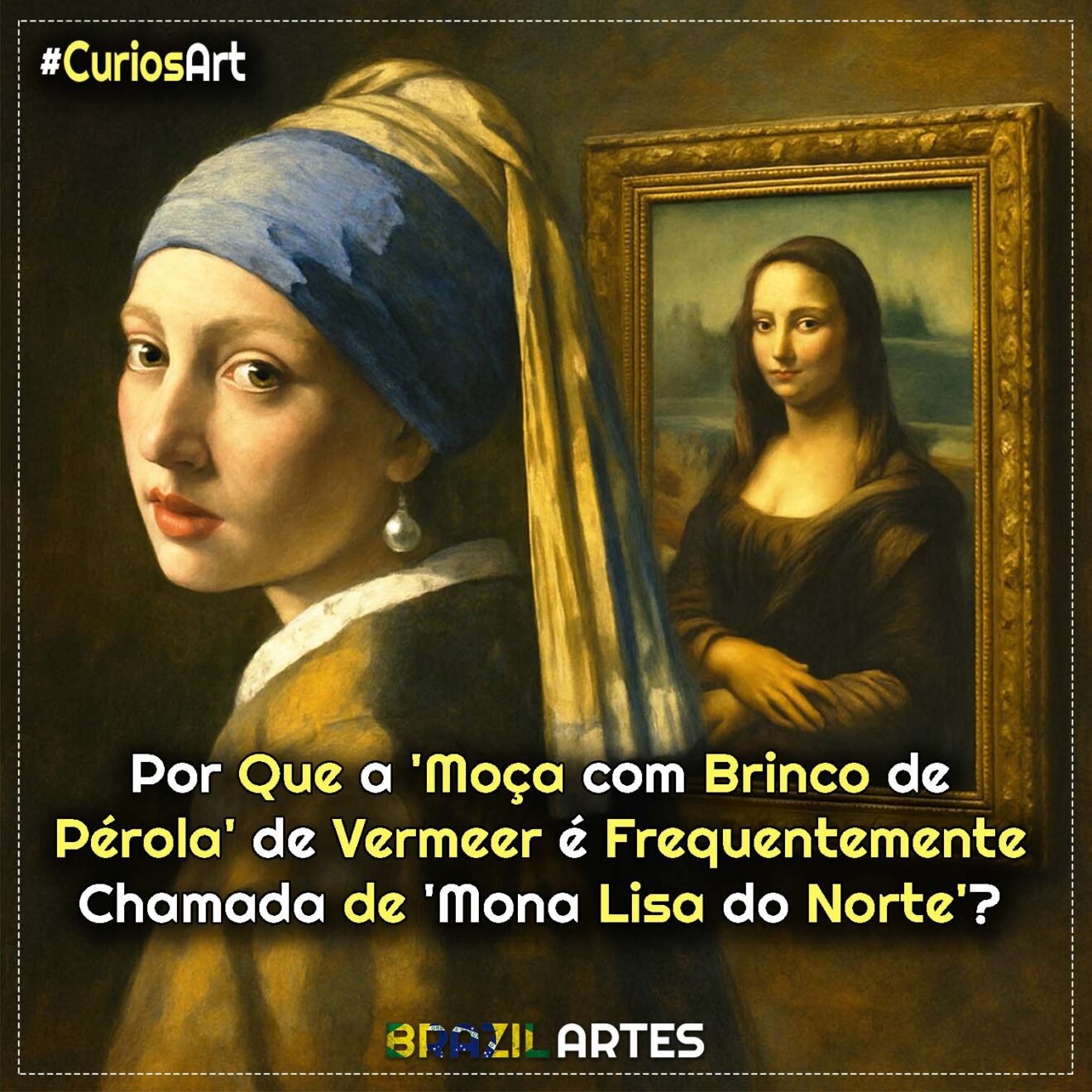 Por Que a ‘Moça com Brinco de Pérola’ de Vermeer é Frequentemente ...
