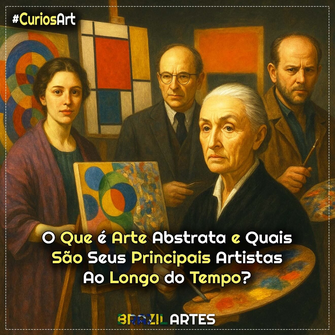 O Que é Arte Abstrata e Quais Seus Principais Artistas ao Longo do Tempo?