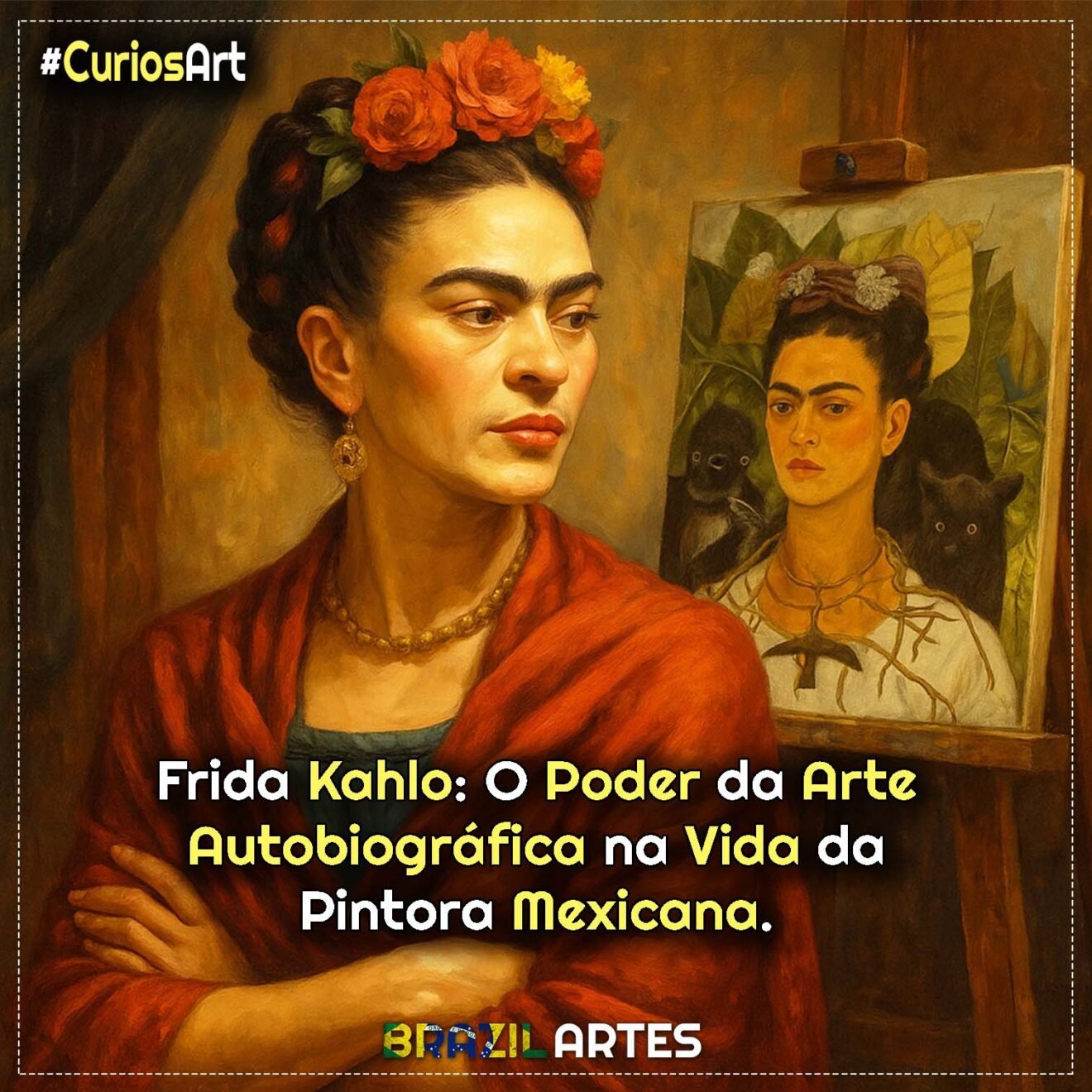 Frida Kahlo: O Poder da Arte Autobiográfica na Vida da Pintora Mexicana